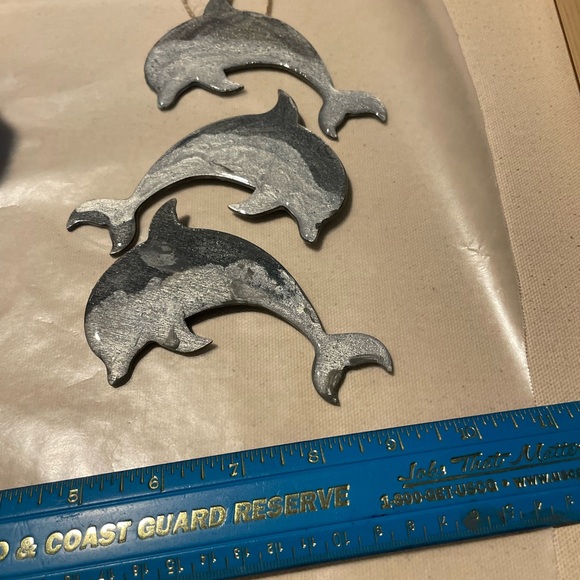 Art | Silver Dolphin Wall Decor Magnet Set | Poshmark